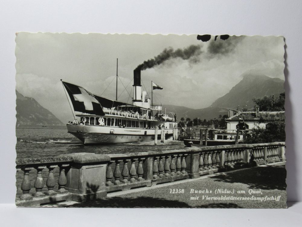 AK Buochs Dampfschiff 1966 | Kaufen auf Ricardo