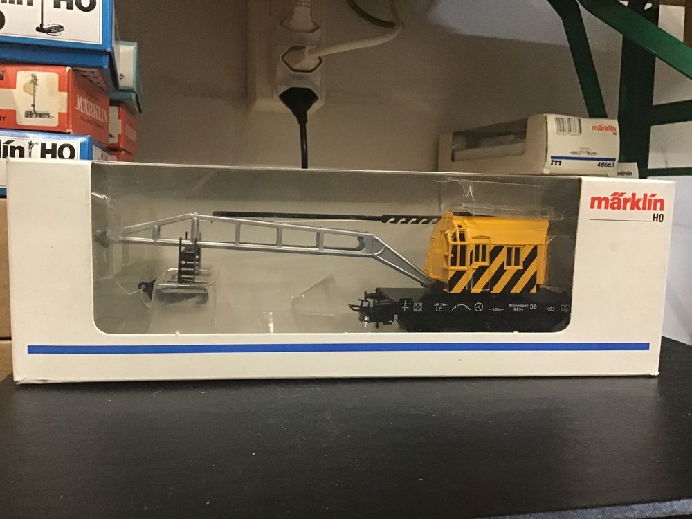 Märklin 4671 Kranwagen Baukran Eisenbahn Spur HO OVP (Neu und ...