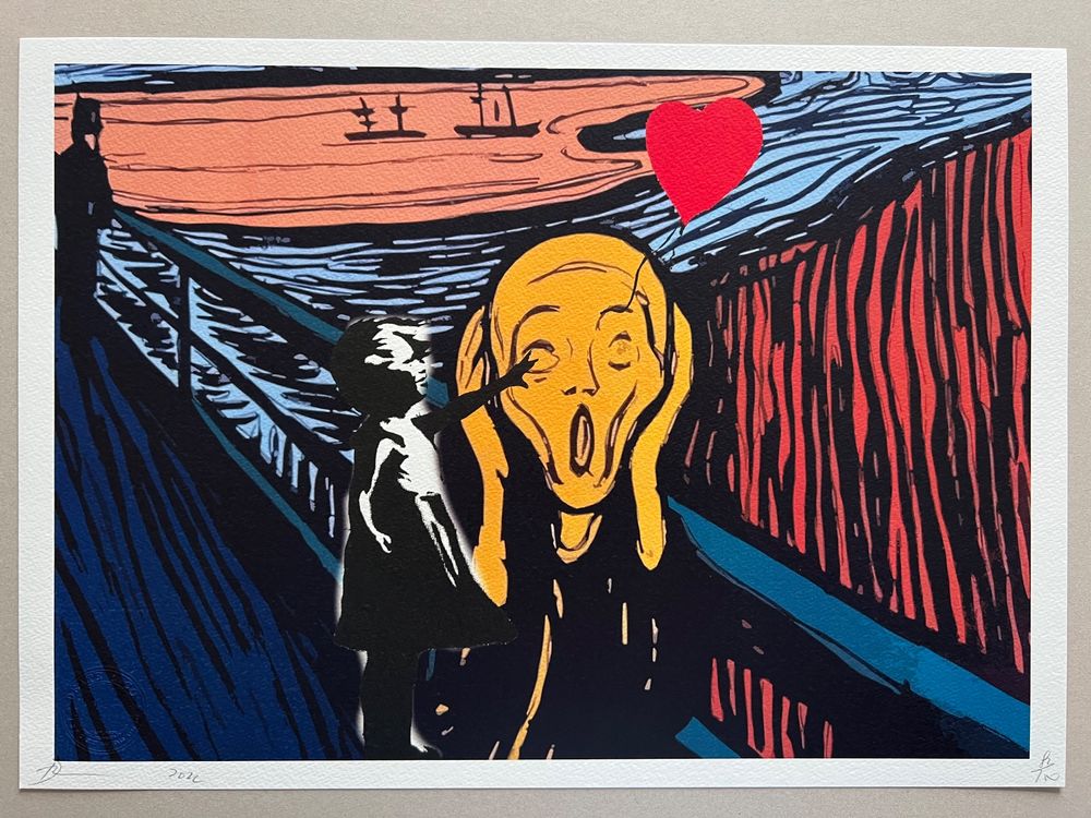 DEATH NYC « Munch Schrei & Banksy Girl With Balloon » 82/100 (Neu ...