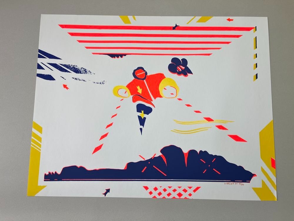 ANDREAS WALSER SERIGRAPHIE SIGNIERT NUMMERIERT (Gebraucht) in Gersau ...