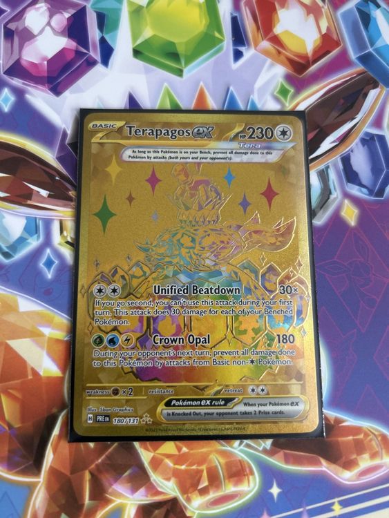 Prismatic evolutions Terapagos EX hyper rare 180/131 | Kaufen auf Ricardo