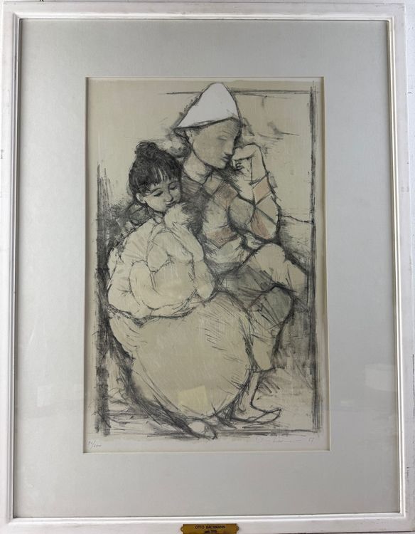 Otto BACHMANN (1915-1996) Lithographie Handsigniert (Gebraucht) in ...