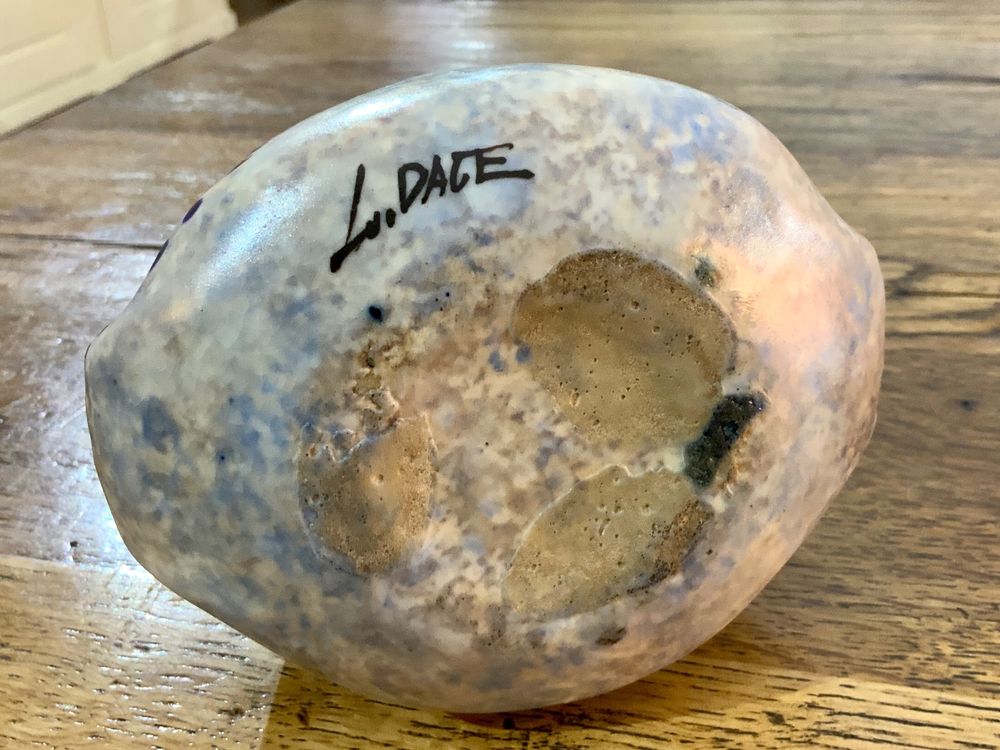 LOUIS AUGUSTO DAGE ART DECO VASE UM 1930 FRANKREICH, SIGNIER (Gebraucht ...