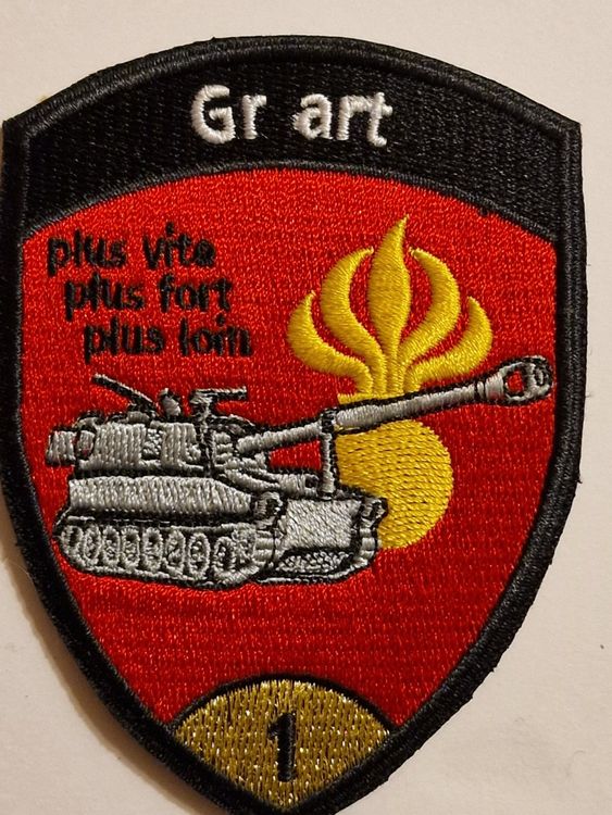 Artillerie Badge Panzer Hb Abt Gr Art 1 Stab Gold | Kaufen auf Ricardo