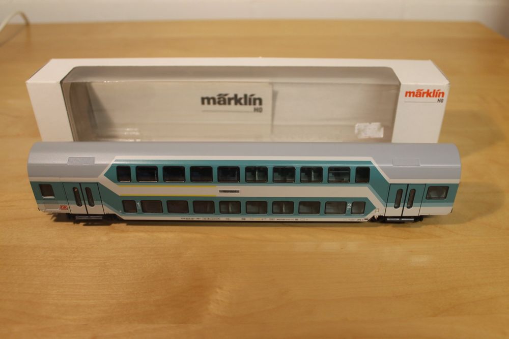Märklin 43581 - Doppelstockwagen in minttürkis (Gebraucht) in Basel für ...