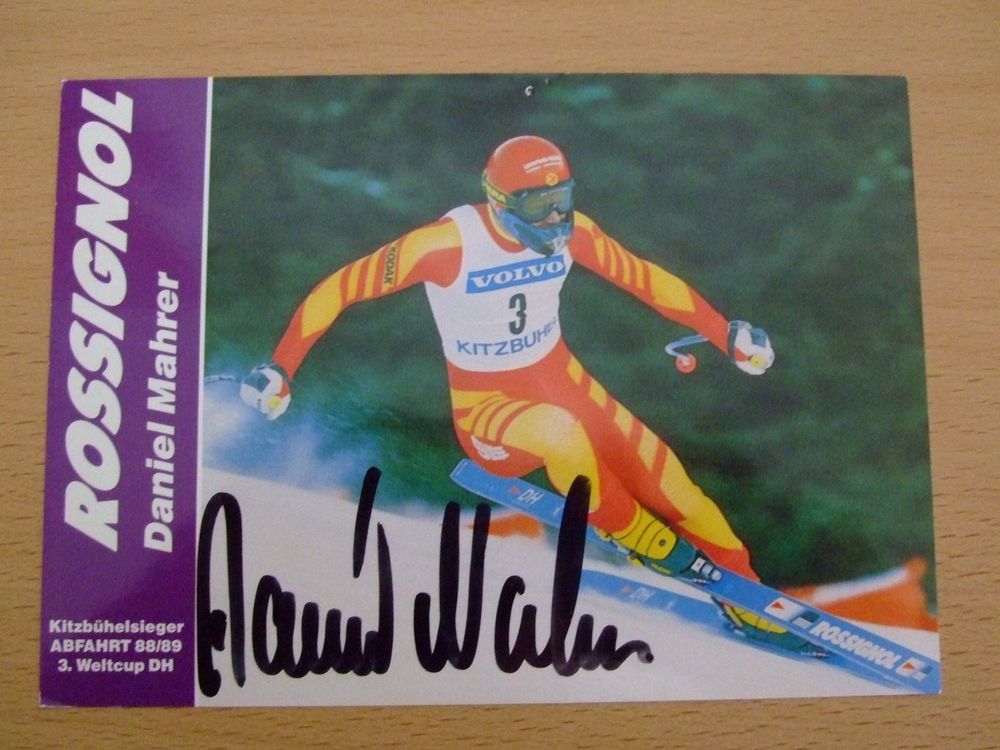 DANIEL MAHRER AUTOGRAMMKARTE (Gebraucht) in Schachen b. Reute für CHF ...