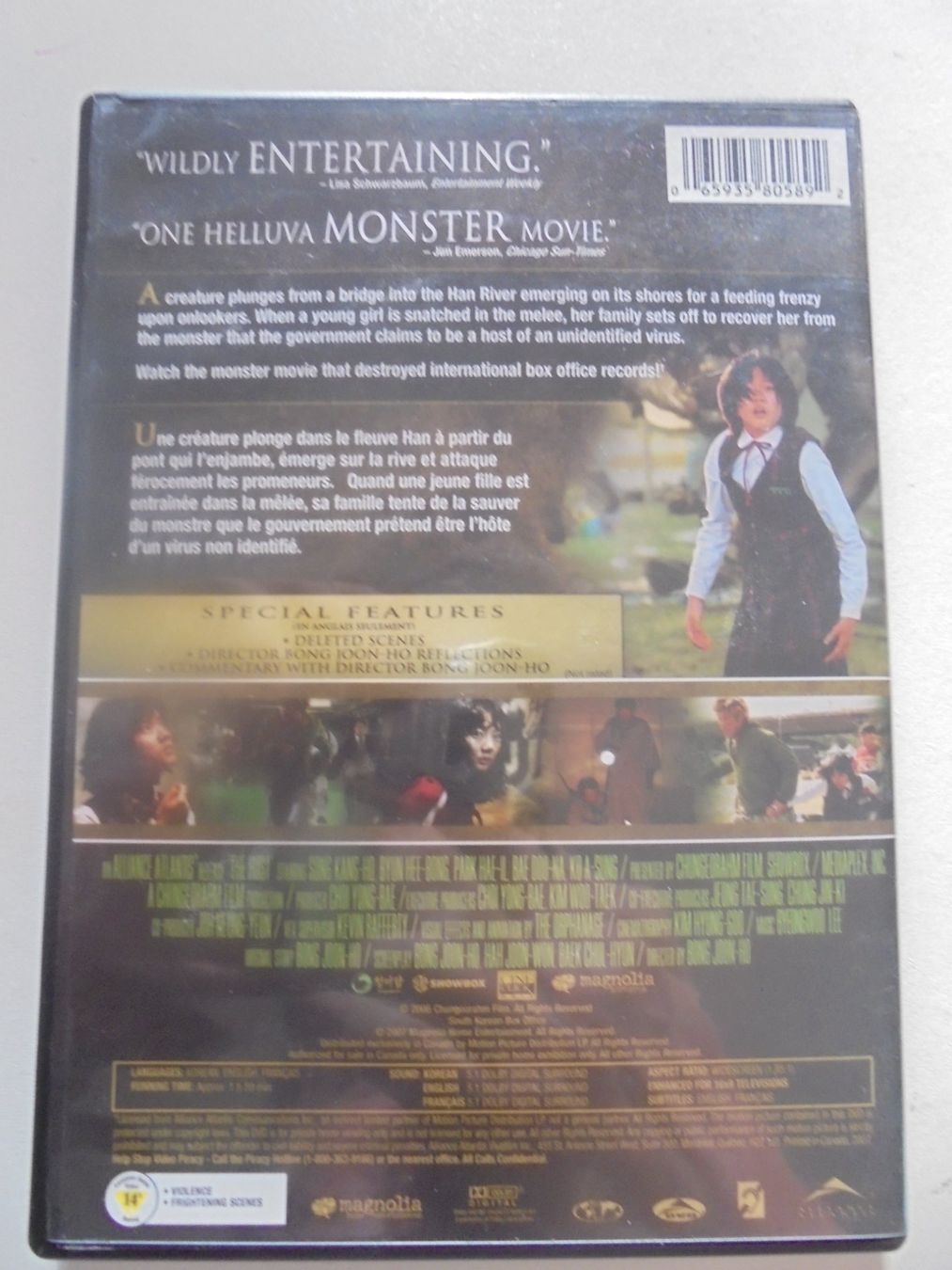 " The Host " film d'horreur coréen. zone 1 (D'occasion) à Crissier pour ...