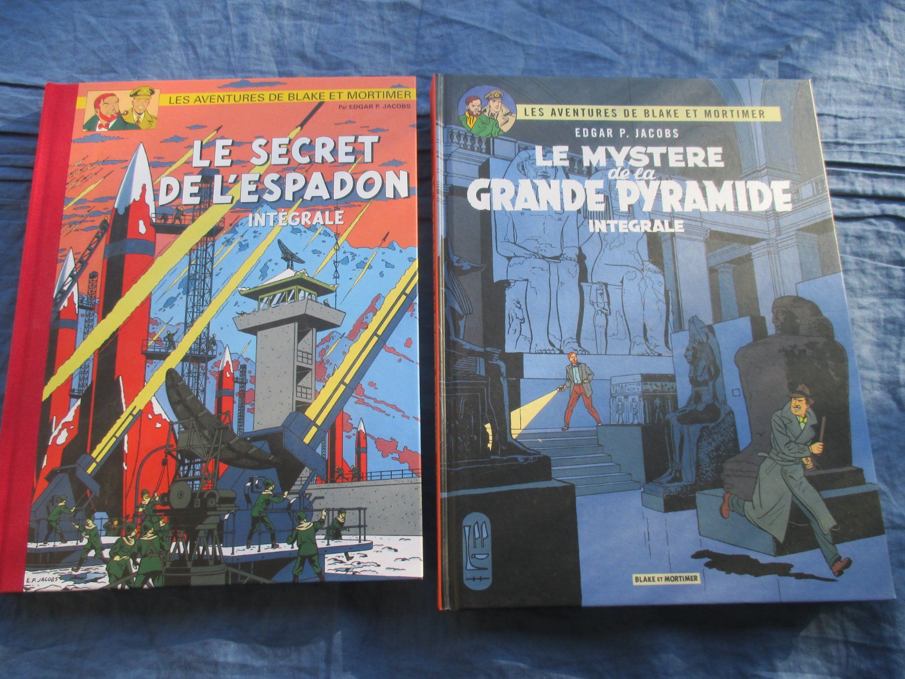 lot de 2 intégrale Blake et Mortimer : Myst. Pyr + Secr Espa (Neuf ...
