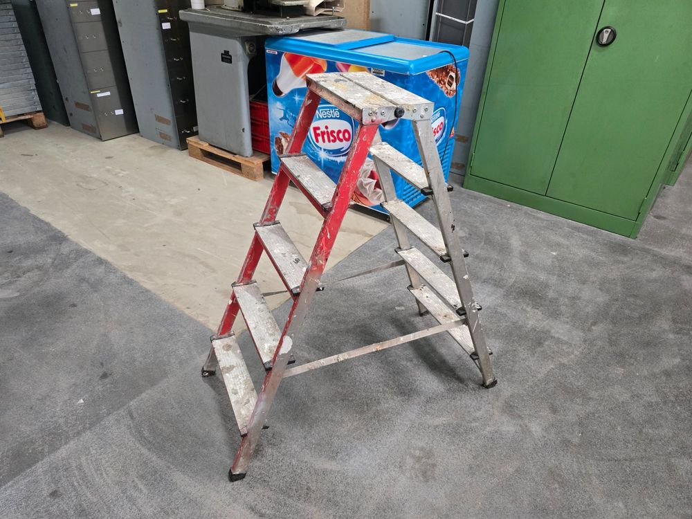 gebrauchte Alu Bockleiter mit 5 Tritten ab 1.- (Gebraucht) in KRINAU ...