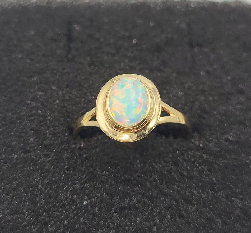 Gold 585 Ring Mit Opal | Kaufen auf Ricardo