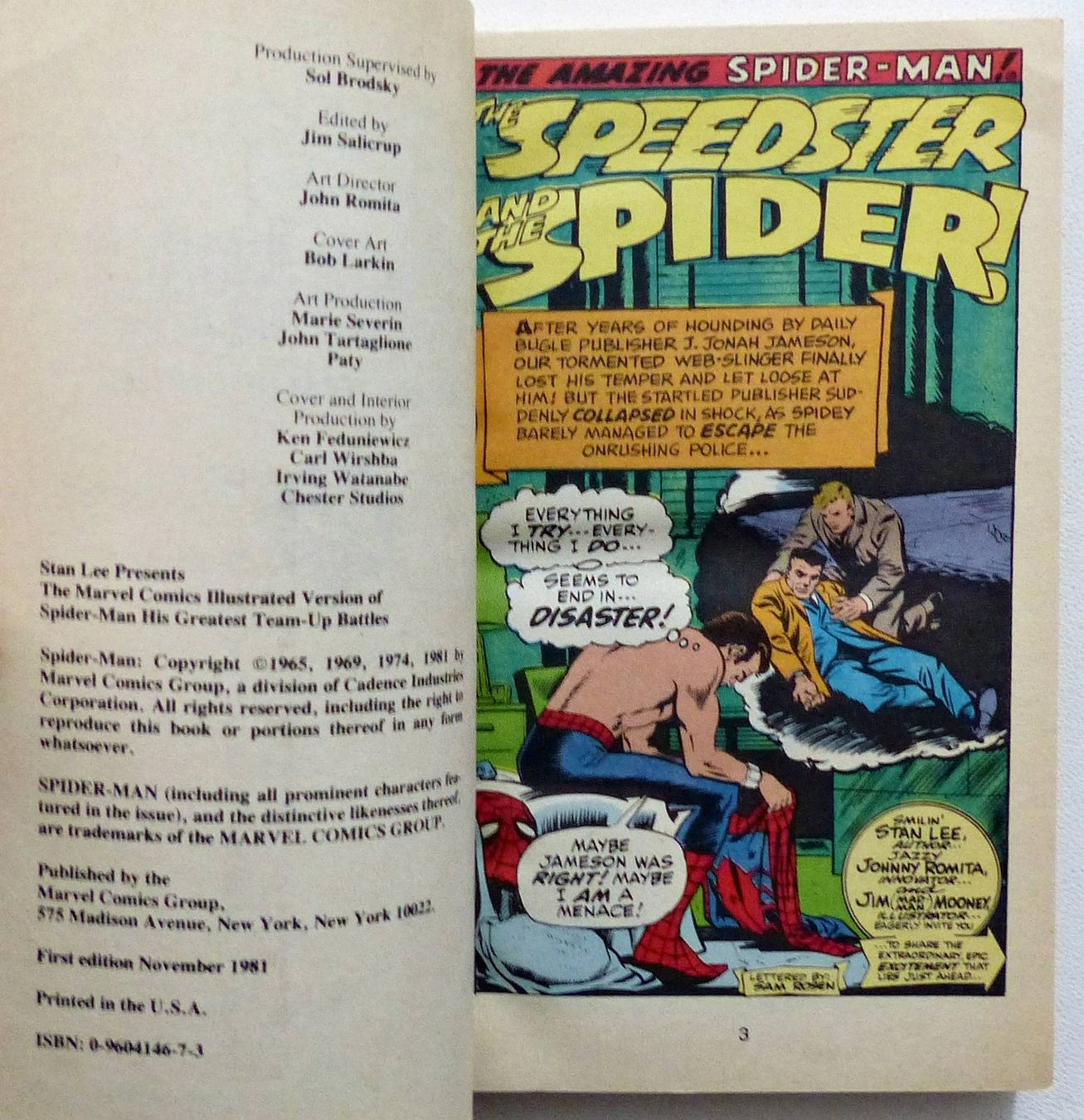 STAN LEE PRESENTS SPIDER-MAN #1 MARVEL DIGEST 1ST PRINT 1981 (Gebraucht ...