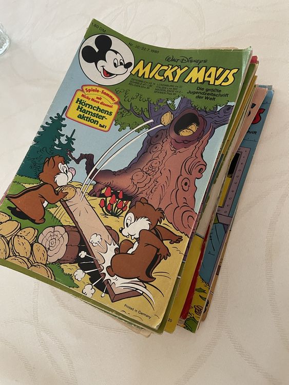 Mickey Mouse Comic Hefte 1980 bis 1982 (Gebraucht) in Uzwil für CHF 15 – mit Lieferung auf ...