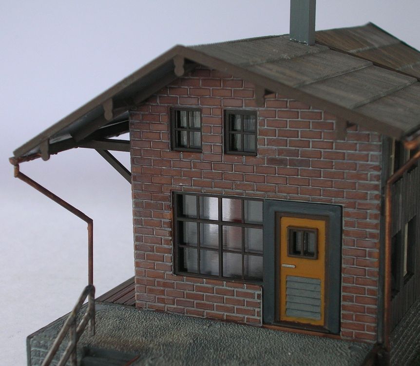 Sondermodell H0-Güterschuppen, patiniert, Faller Nr. 120154 (Neu ...