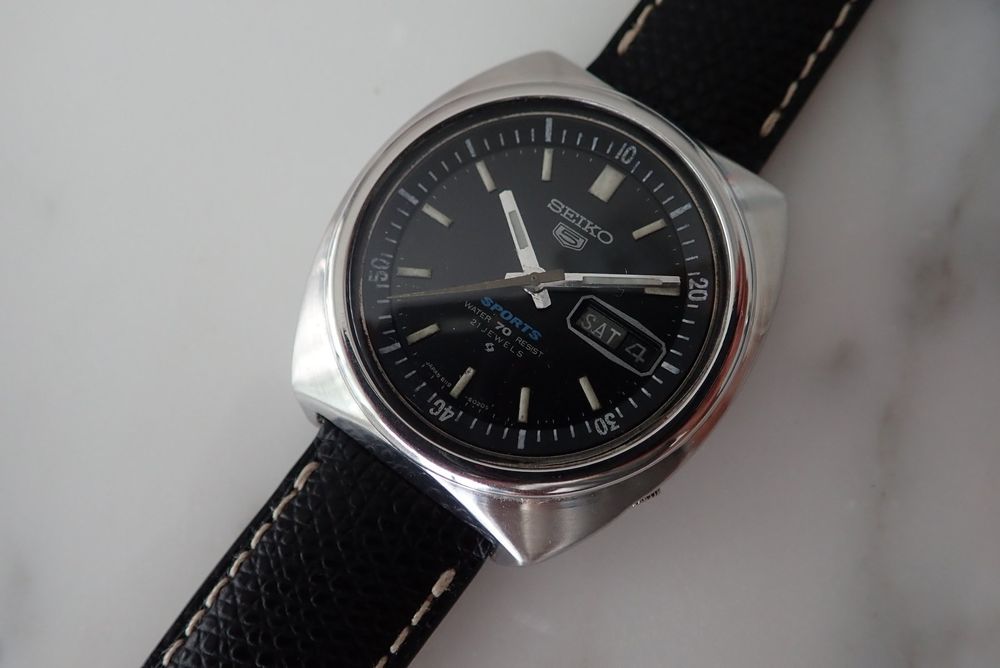 VINTAGE!! SEIKO 5 SPORTS MIT DREHBARE LÜNETTE AUTOMATIC (Gebraucht) in Wohlen AG für CHF 71 ...
