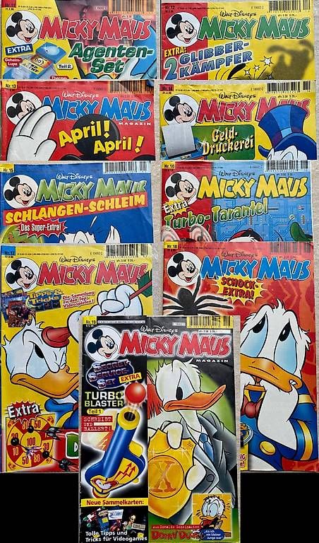 43 Micky Maus Comics Hefte aus dem Jahre 1999 (Gebraucht) in ...
