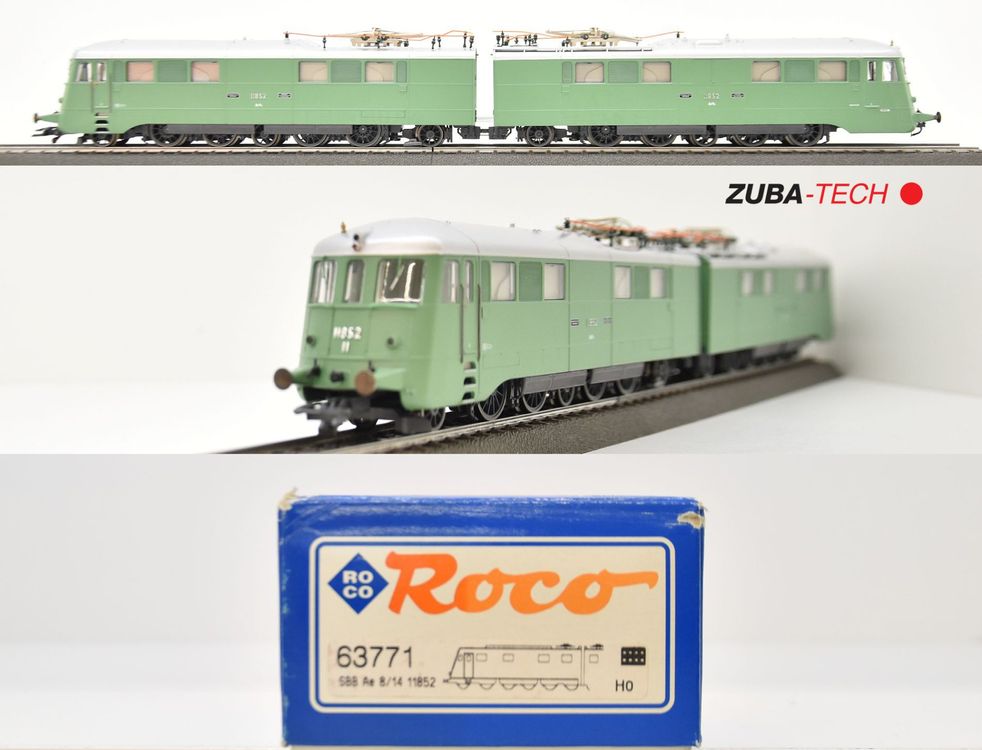 Roco 63771 E-Lok Ae 8/14 Landi Lok SBB Analog H0 mit OVP (Gebraucht) in ...