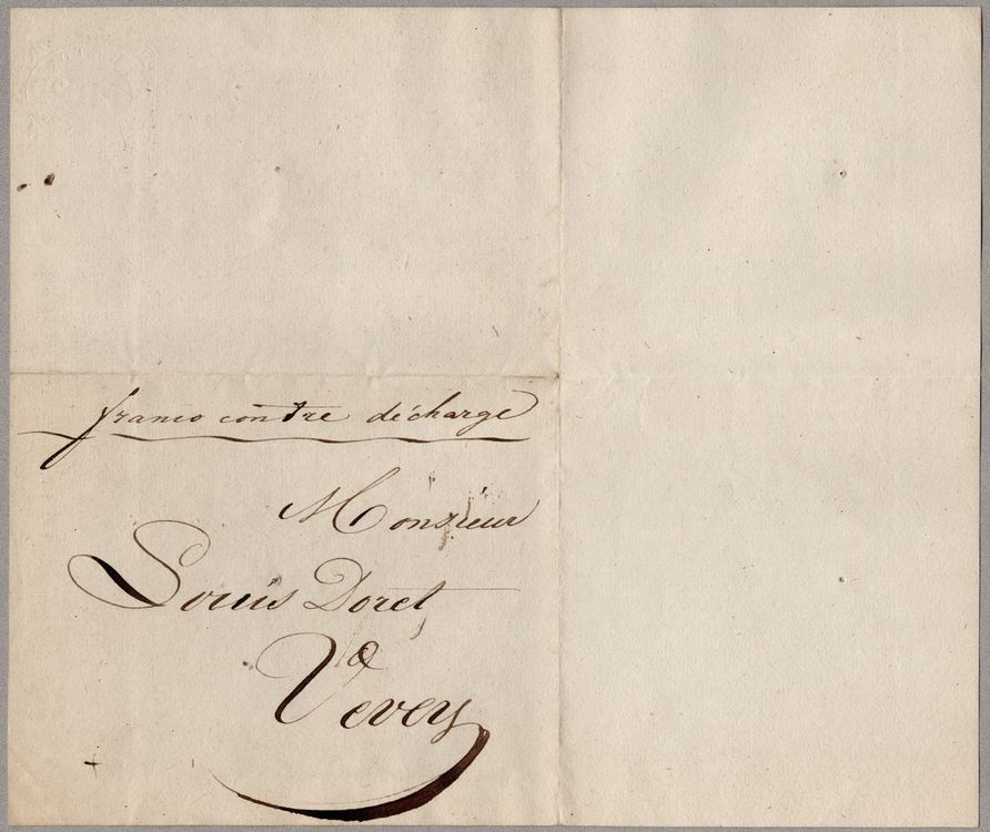 Fuhrmannsbrief Vordruck Basel 1833 nach Vevey (Gebraucht) in Vilters für CHF 40 – mit Lieferung ...