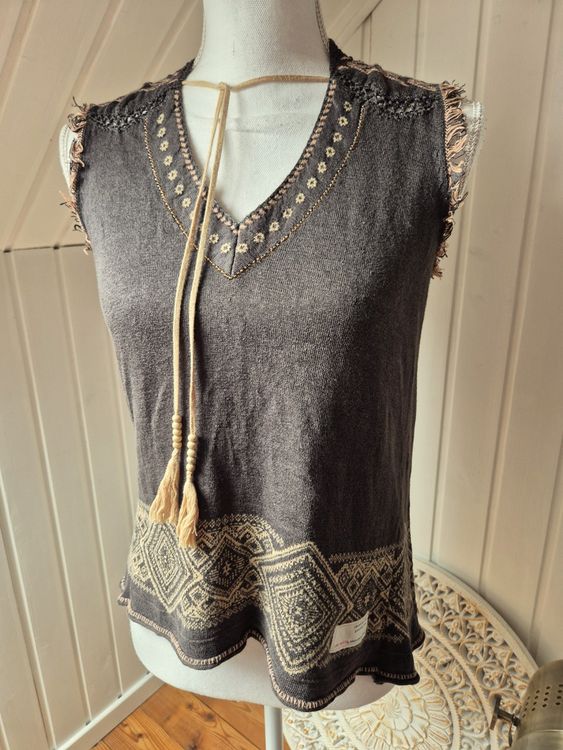 ODD MOLLY boho tribal strick top Grösse S | Kaufen auf Ricardo