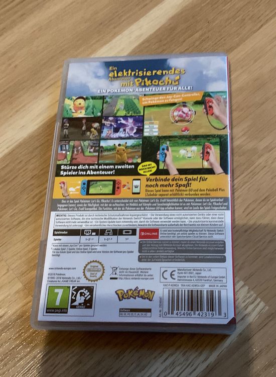 Nintendo Switch Game „Pokémon Let‘s go Pikachu“ (Gebraucht) in Lachen ...