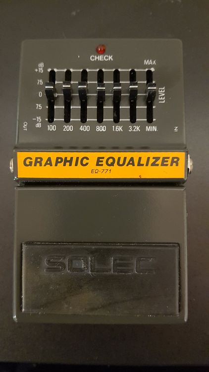 Graphic Equalizer Guitar Pedal Solec EQ771 | Kaufen auf Ricardo