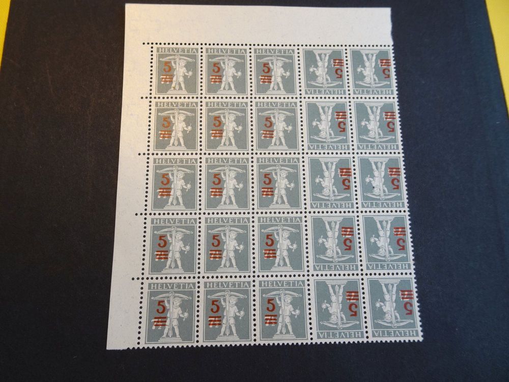 KEHRDRUCKE; 25er BLOCK; POSTFRISCH | Kaufen auf Ricardo