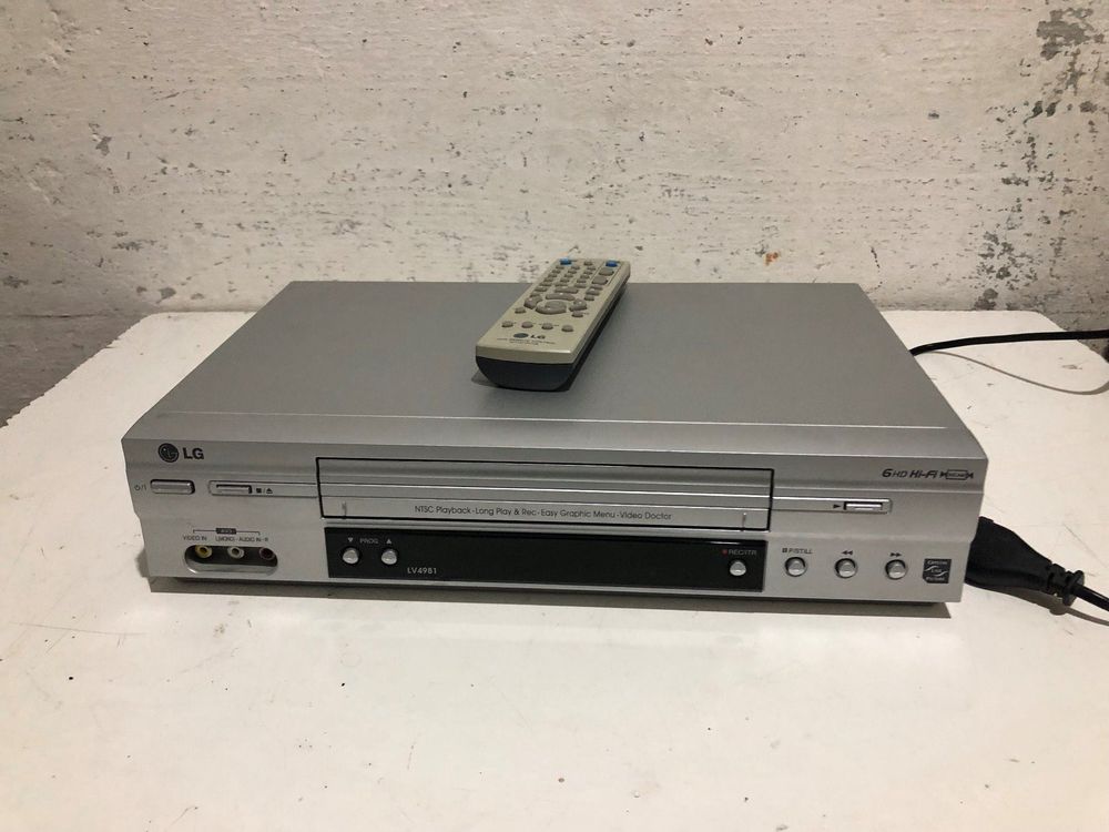 LG LV4981 6 Head VHS Videorecorder (Gebraucht) in Biel-Bienne für CHF ...