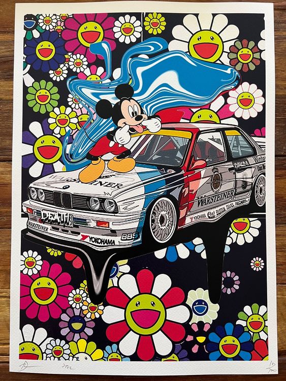 DEATH NYC « Murakami BMW Mickey Mouse Auto » 15/100 (Neu (gemäss ...