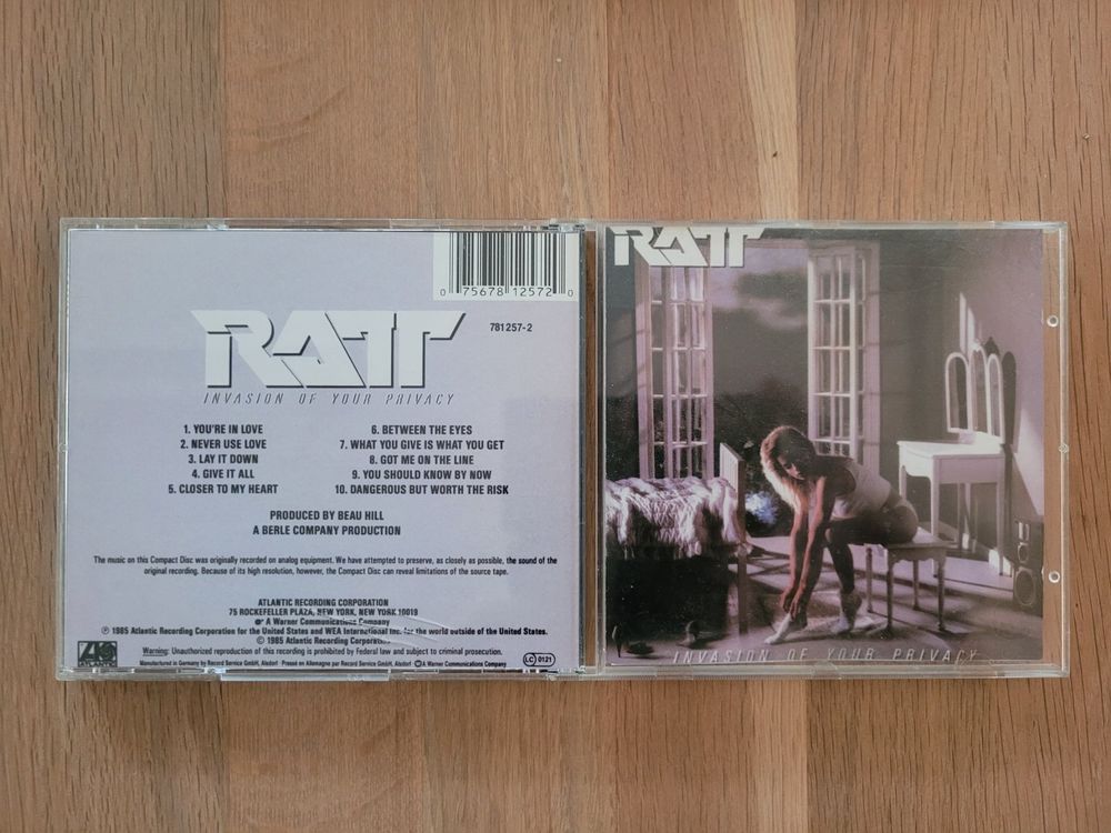 CD Ratt - Invasion Of Your Privacy, 1985 | Kaufen auf Ricardo