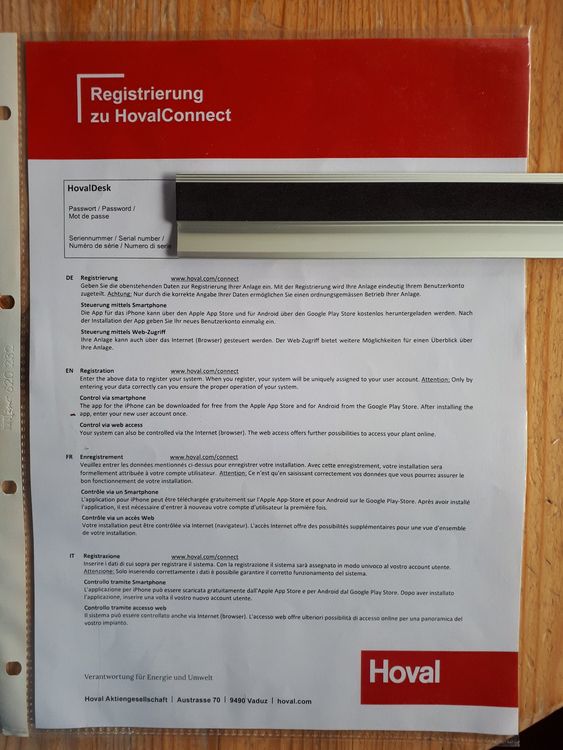 Hoval Connect LAN App Typ 2-TTE R2 Gateway Art-Nr: 6049617 (Gebraucht ...