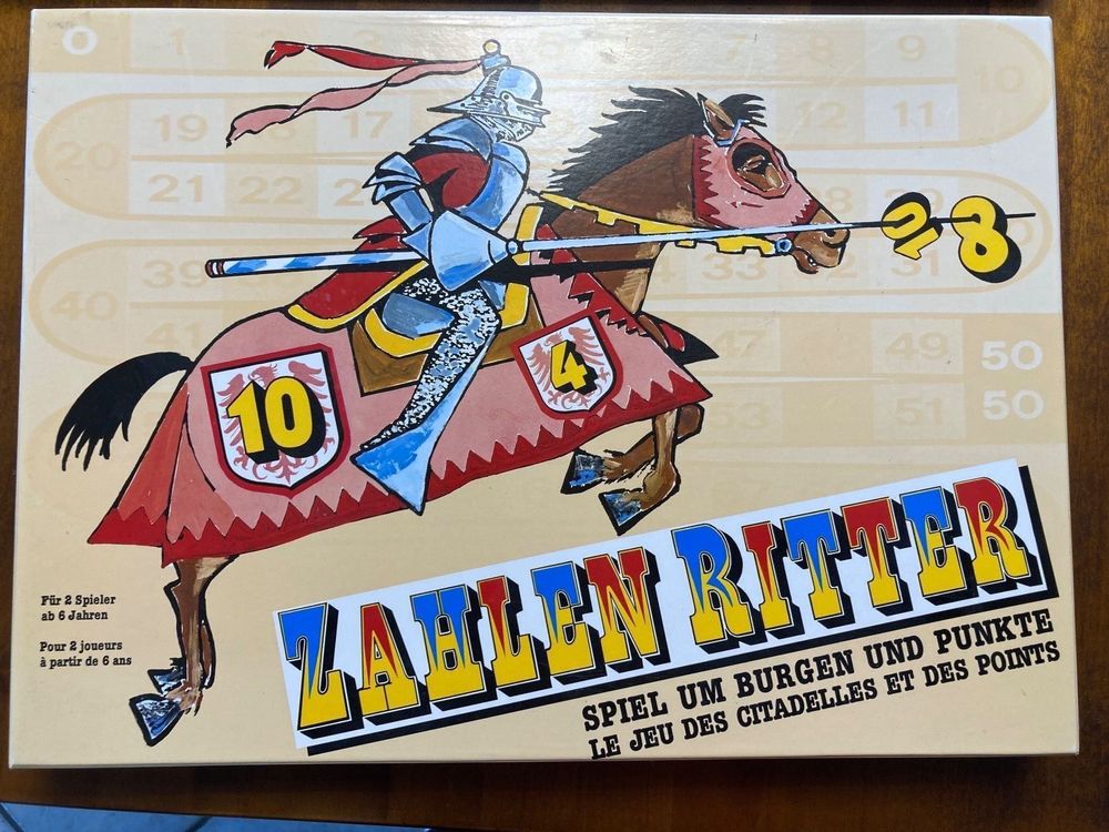 ZAHLEN RITTER (1+1 BRETTSPIEL zum Schulstart) (Gebraucht) in ...