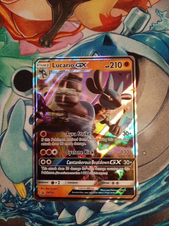Sun & Moon SM100 Promo Lucario GX !! | Kaufen auf Ricardo