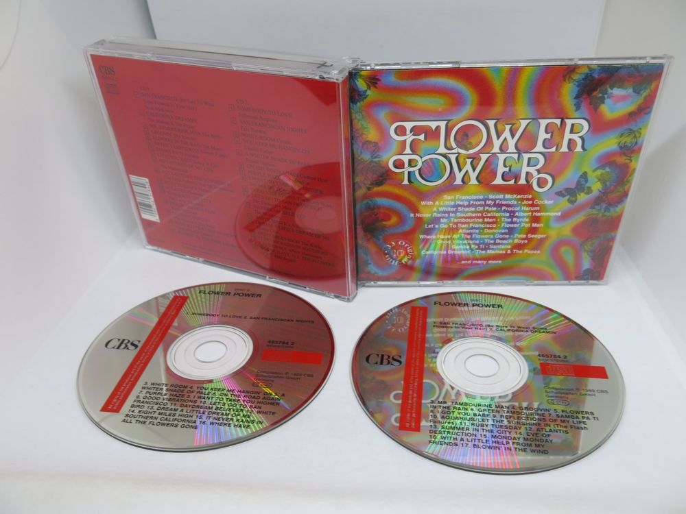 2 CD Box - Flower Power - Melanie Joe Cocker Santana Byrds | Kaufen auf ...
