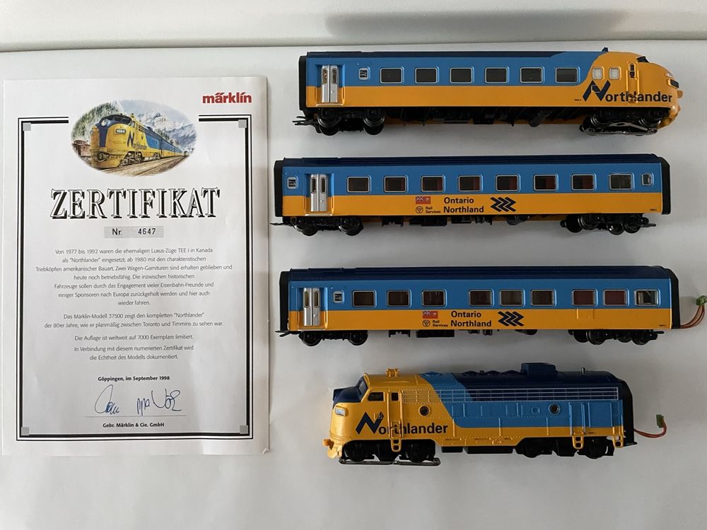Märklin 37500 Triebwagenzug „Northlander“ Digital mit Sound (Neu ...