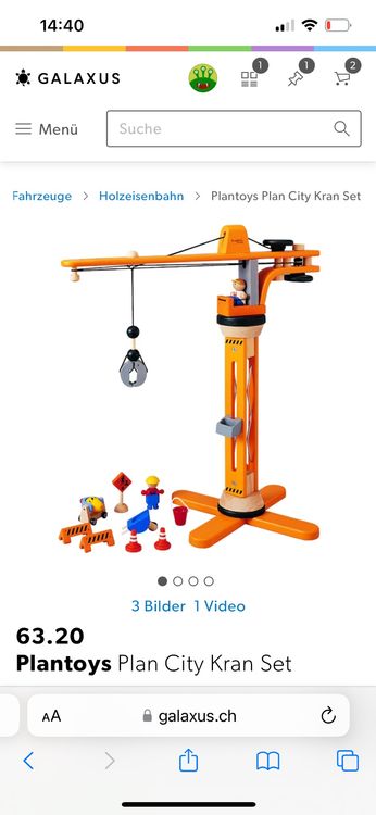 Kran aus Holz | Kaufen auf Ricardo Kran aus Holz | Kaufen auf Ricardo
