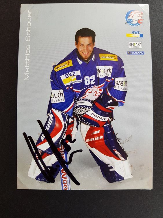 Matthias Schoder #82, Autogrammkarte ZSC | Kaufen auf Ricardo