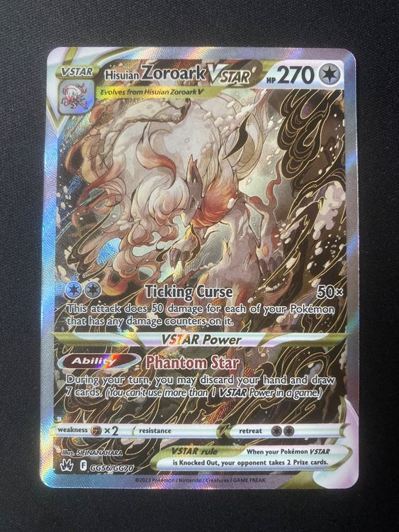 Hisuian Zoroark VSTAR GG56 - Hisui-Zoroark - Crown Zenith EN (Neu (gemäss Beschreibung)) in ...