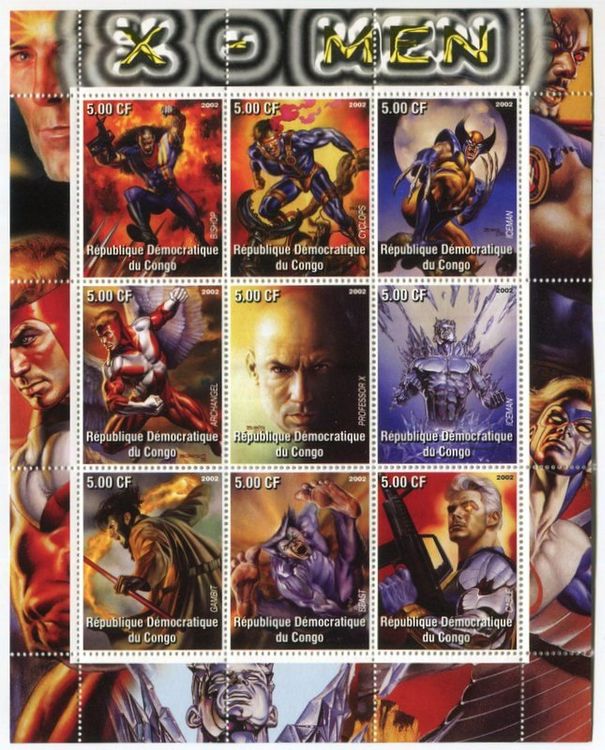 Block "X Men". Kongo. (Neu und originalverpackt) in Basel für CHF 4 ...