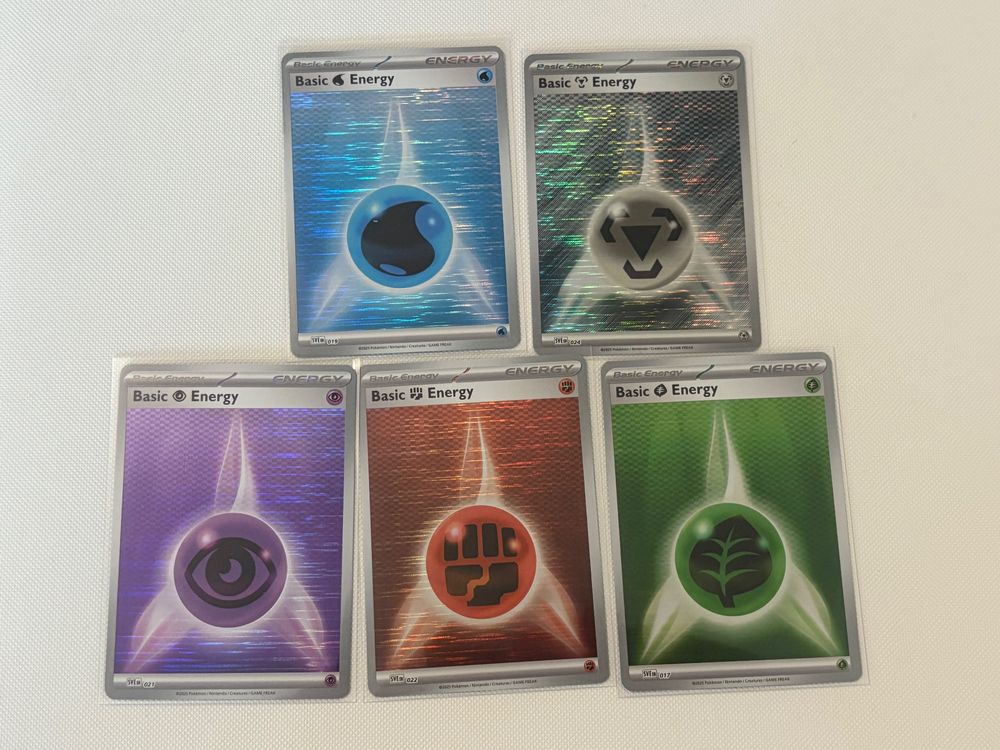 5 Basic Energy Holo Black Bolt White Flare (Neu (gemäss Beschreibung ...