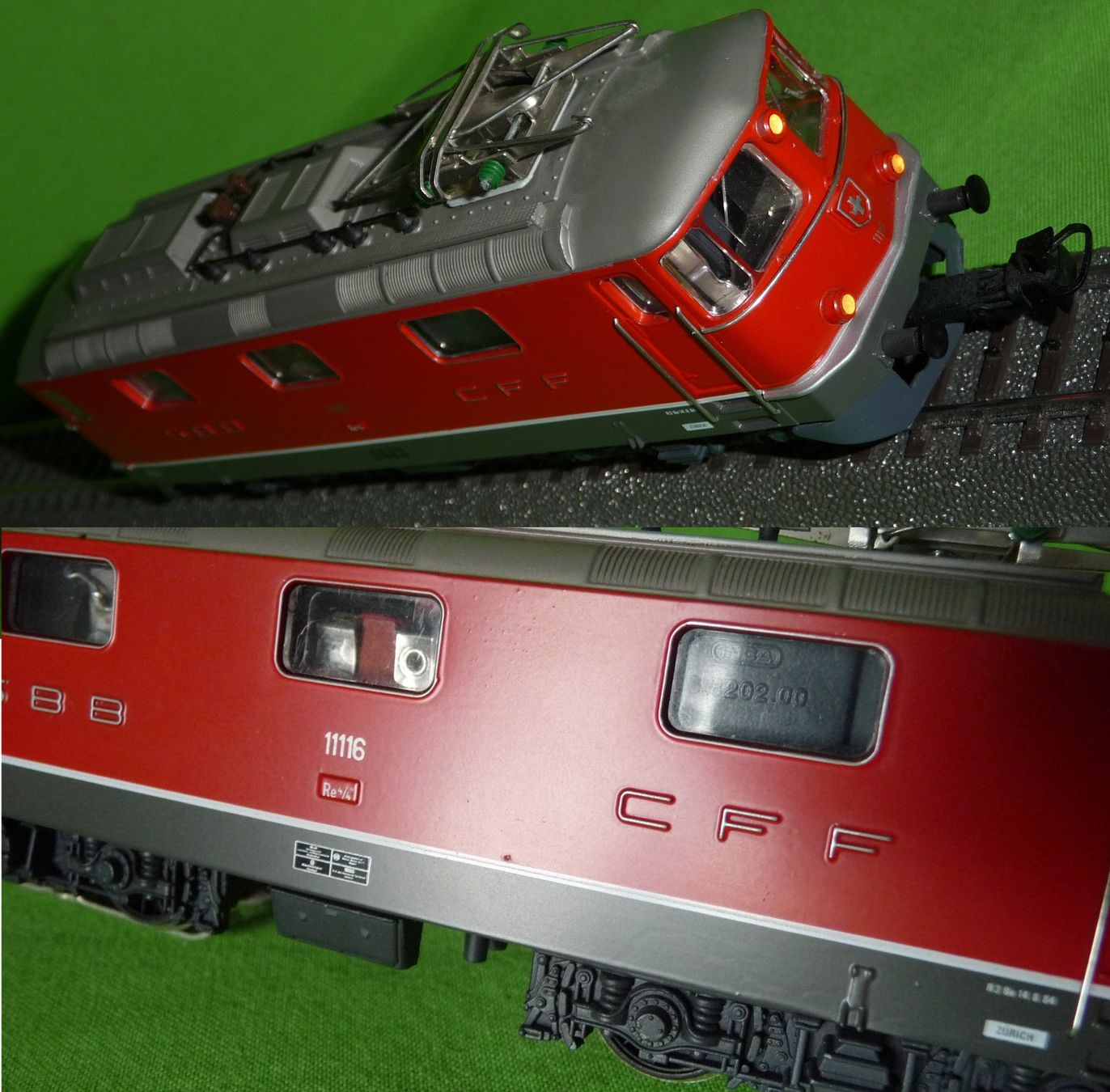 HAG 162 Re 4/4 11116 SBB ZWEIMOTORIG NEU, Digital Achsen NEU (Neu ...