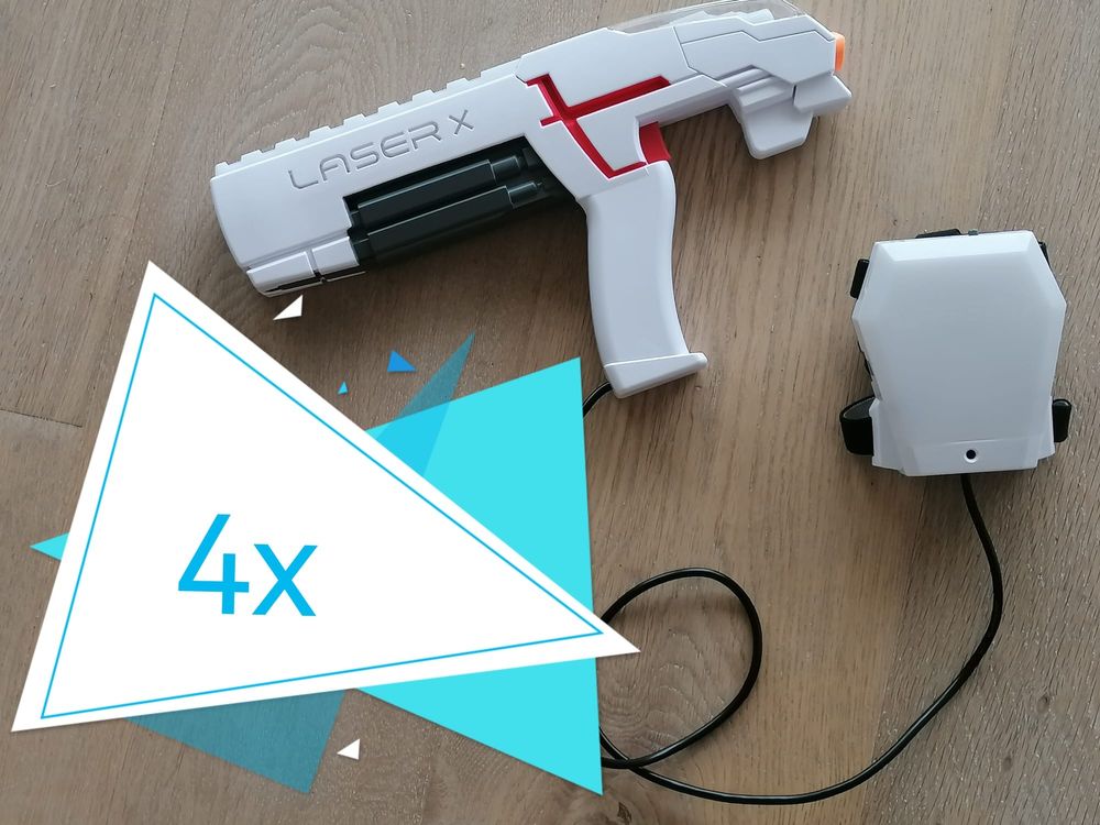 4x LaserX Pistole, TOP Zustand! | Acheter sur Ricardo