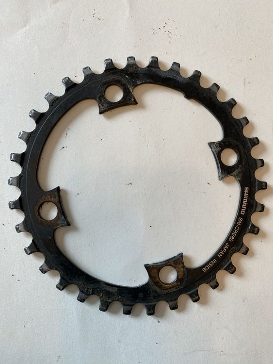 Shimano SM-CRE80 Kettenblatt, 34T, Top Zustand, schwarz (Gebraucht) in Domat/Ems für CHF 20 ...