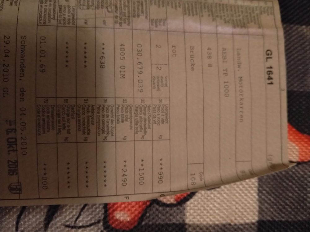 Aebi Tp1000 (Gebraucht) in Matt für CHF 2500 – nur Abholung auf Ricardo kaufen