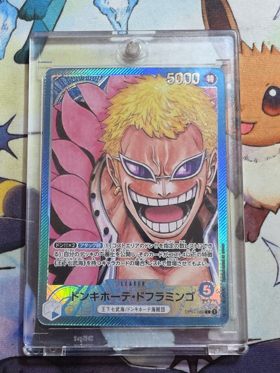 ONE PIECE OP01 – DONQUIXOTE DOFLAMINGO Leader FOIL - JPN (Neu (gemäss ...