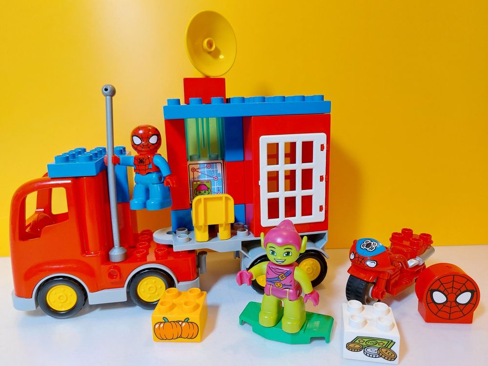LEGO DUPLO 10608 Spider-Man Truck - Komplett + Motorrad | Kaufen auf ...