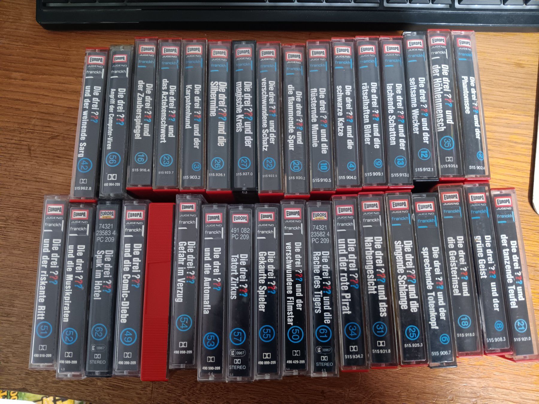 34 Drei-Fragezeichen Kassetten, teils 1. Auflage! (Gebraucht) in ...