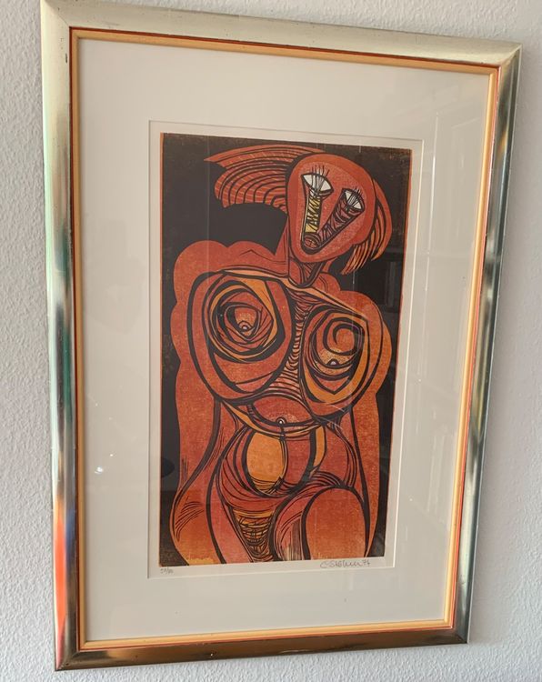 Skotnes Cecil (1926-2009 Südafrika) Original Holzschnitt (Gebraucht) in ...