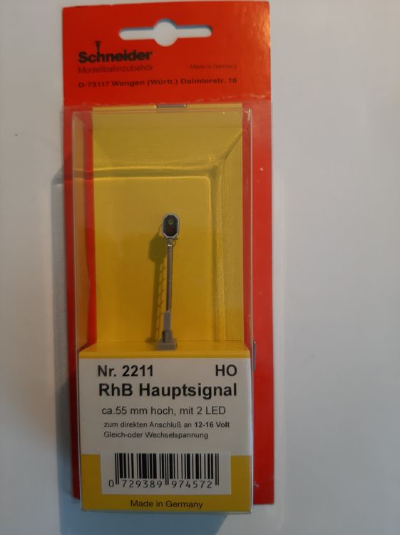 Schneider 2211 Hauptsignal RhB | Kaufen auf Ricardo