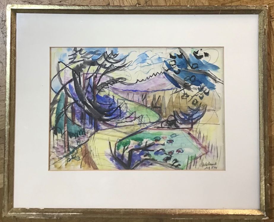Hermann ANSELMENT (1905-1981) Landschaft Aquarell | Kaufen auf Ricardo