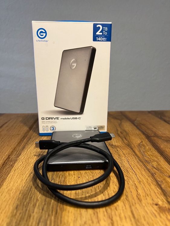 G-Tech Drive mobile USB3.0 2TB Silver | Kaufen auf Ricardo