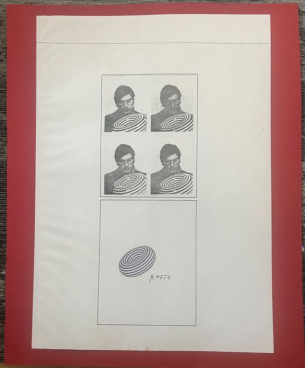 Markus Raetz (1941-2020) Graphic, handsigniert (Gebraucht) in Root für ...